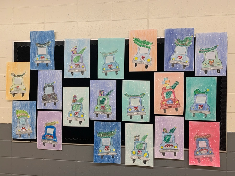 2nd grade art projects (@annie) / Cosmos