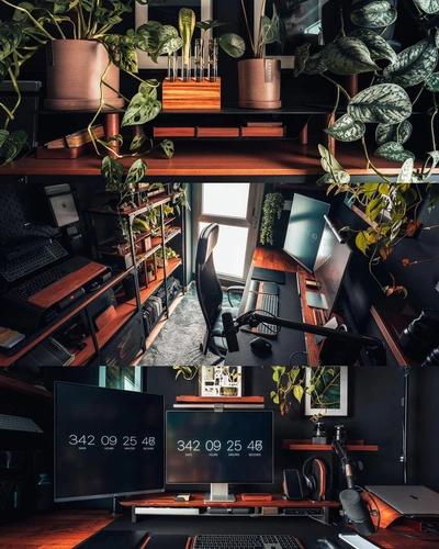 Desk setup (@untitled.gallery) / Cosmos